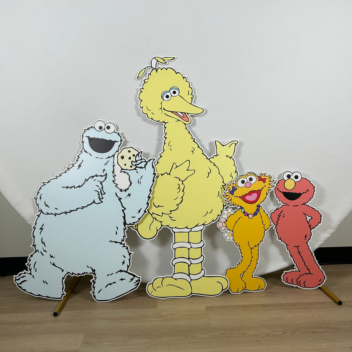 Sesame Street Props - Set of 4 Sesame Street Cutouts - Cookie Monster ...