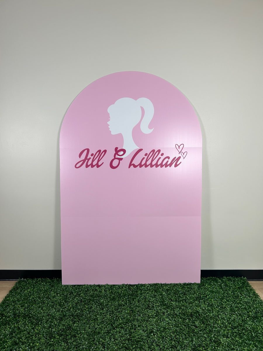 Barbie Party Backdrop - Barbie Theme Birthday Arch - Chiara Wall ...