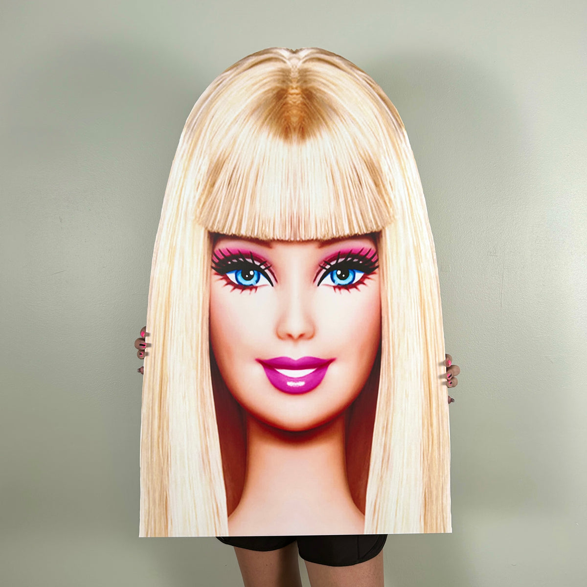 Barbie Head Party Prop - Barbie Theme Cutout - Party Standee – Sticky ...
