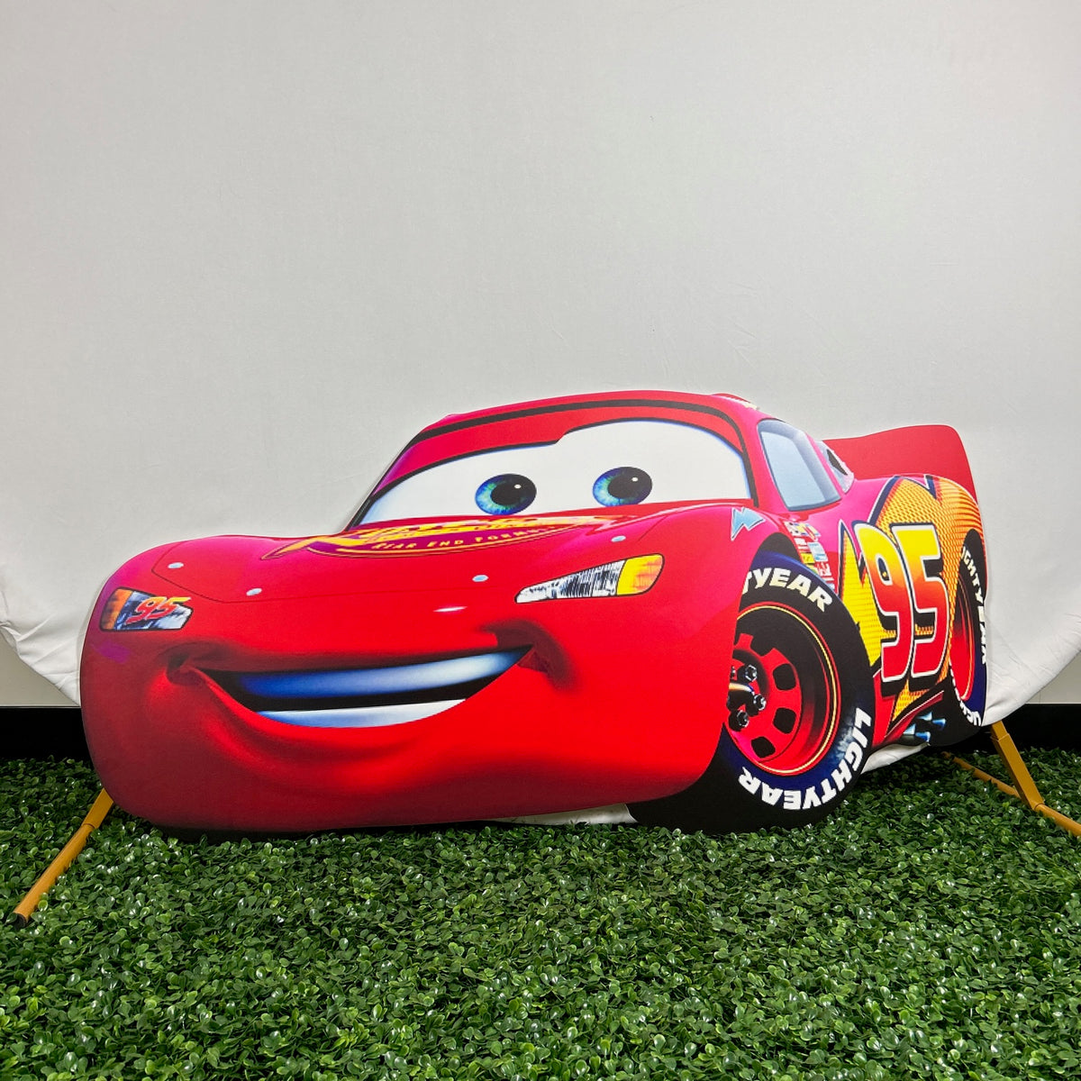 Foam Board Lightning Mcqueen Cars Party Prop - Character Cutout - Car ...
