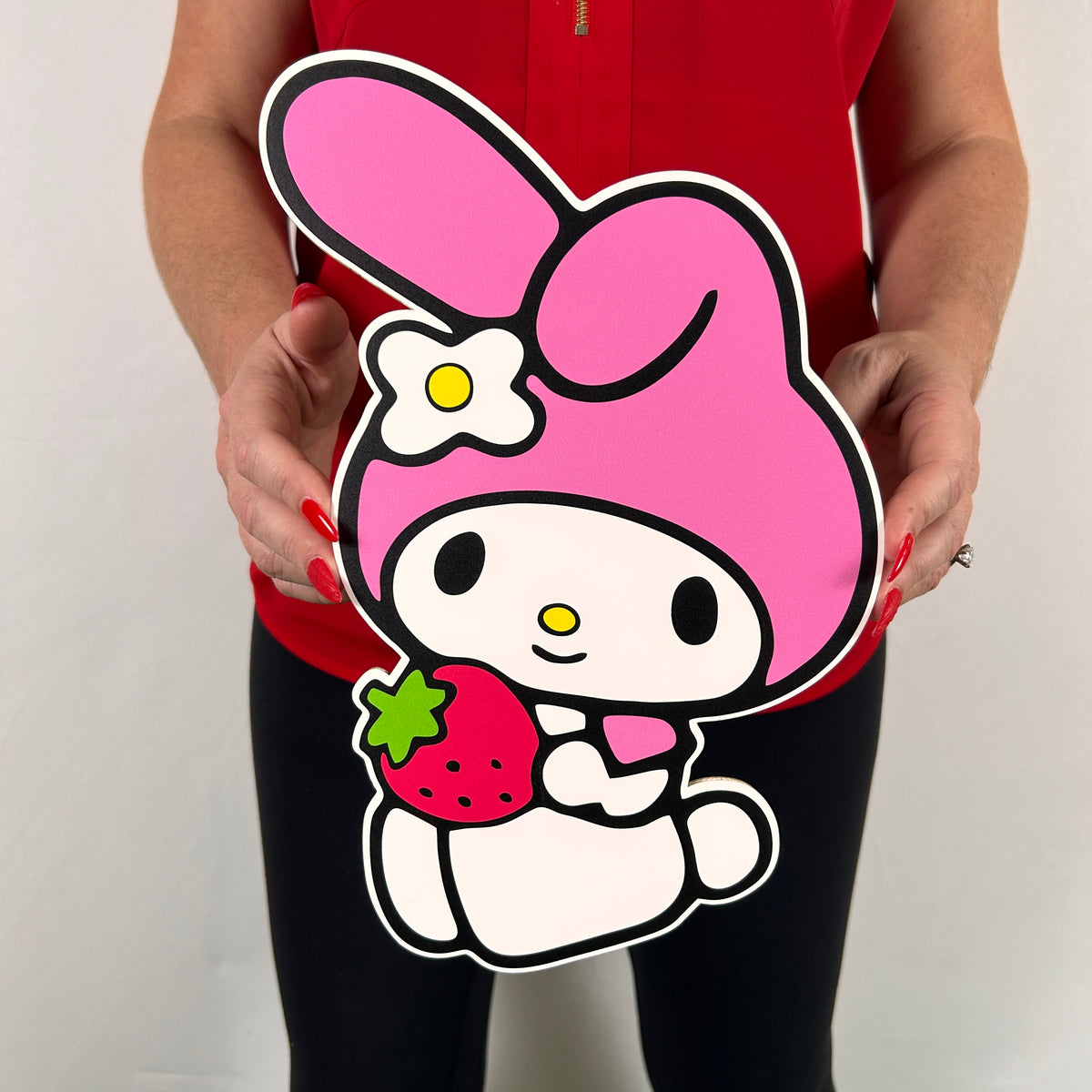 Foam Board Melody Party Prop - Onegai My Melody Character Cutout - Kur – Sticky Wall Vinyl LLC