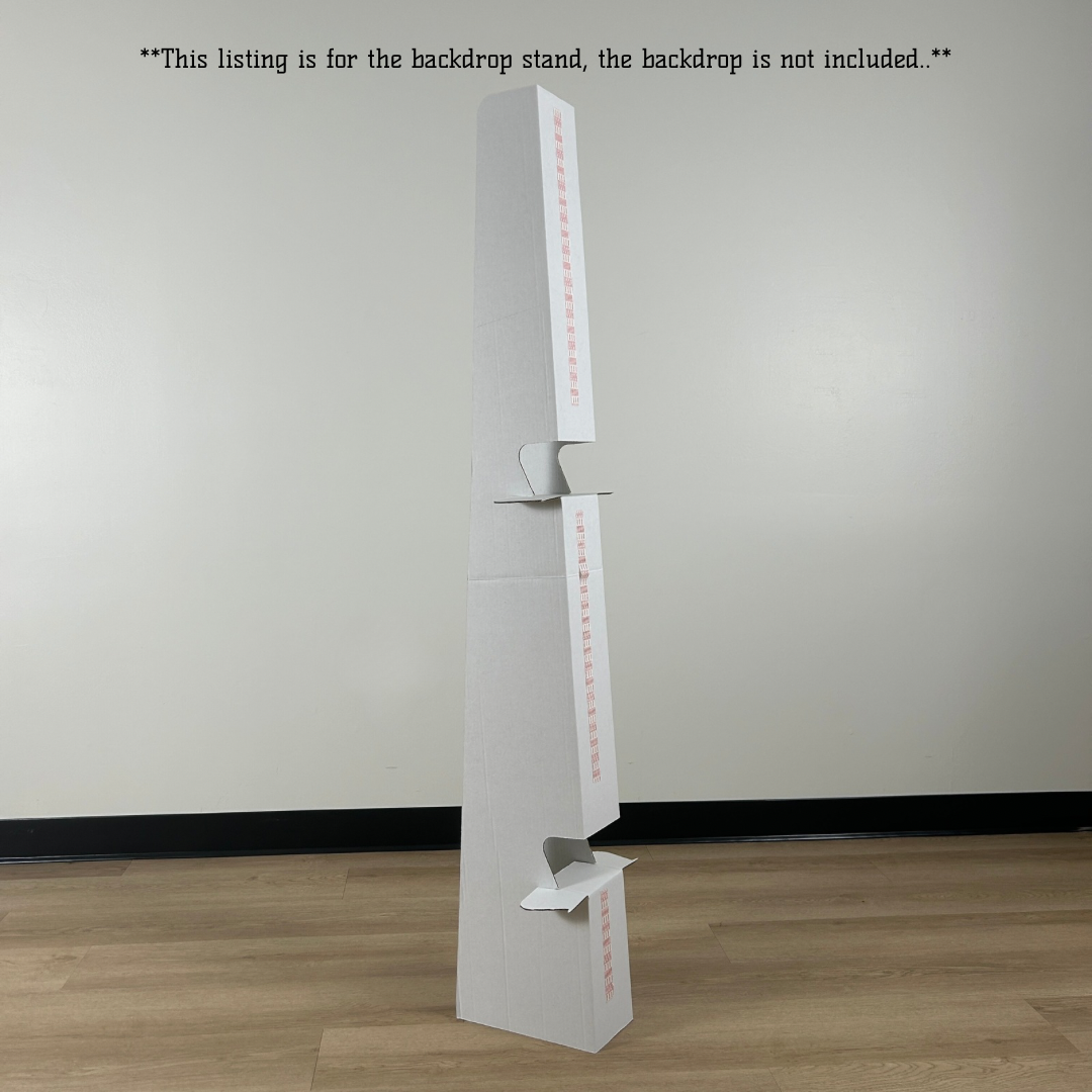 cardboard background stand