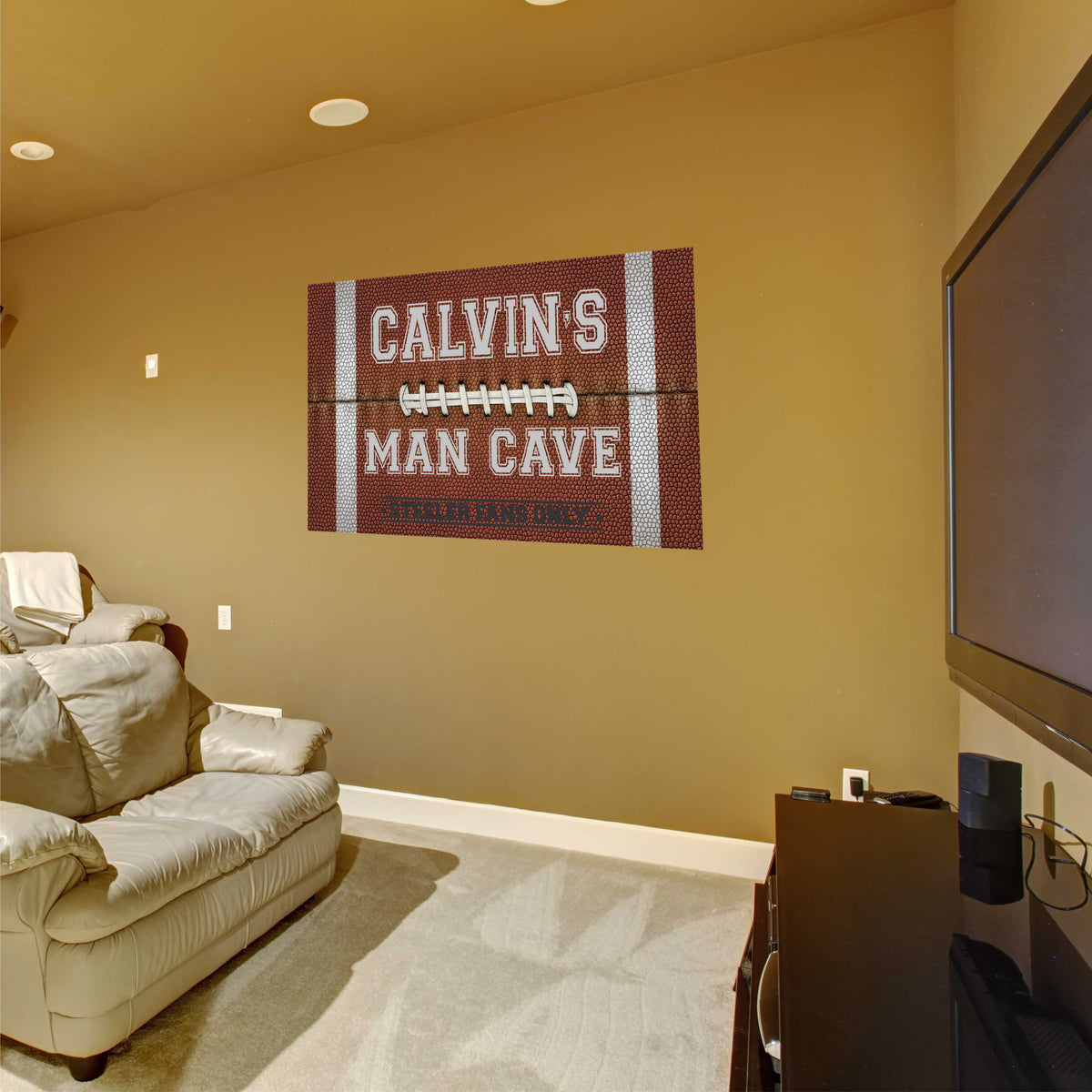 Man Cave Sticker Name Sticker Personalized Man Cave Wall Decal – Sticky ...